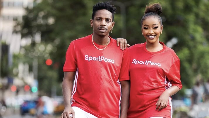 Comedian Eric Omondi shows off his new girlfriend