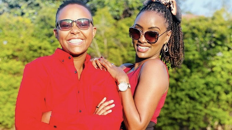 Michelle Ntalami and Makena Njeri spotted together