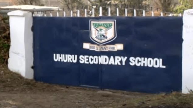 Uhuru Secondary School closed indefinitely after a fire