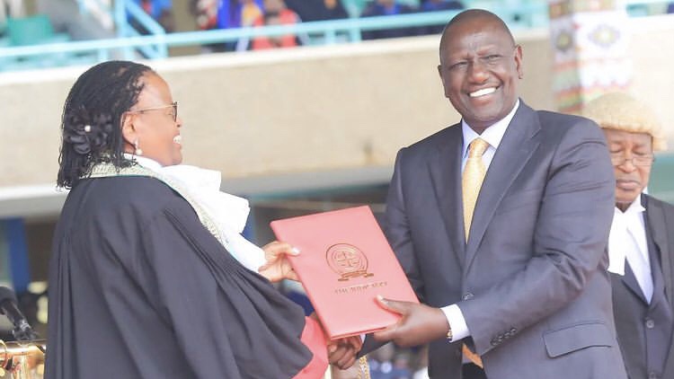 William Ruto sworn in as Kenya's fifth President