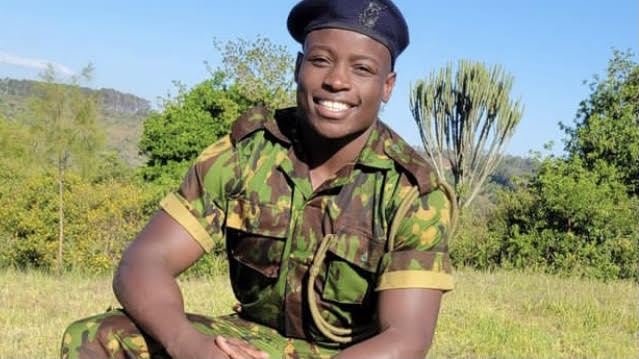 Ferdinand Omanyala graduates as a police constable