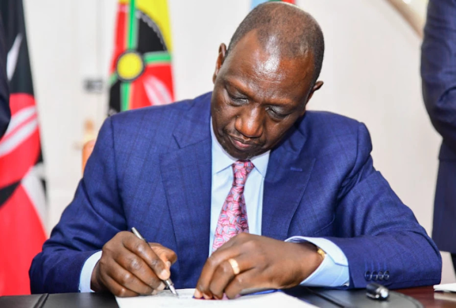 President William Ruto signs controversial UHC bills